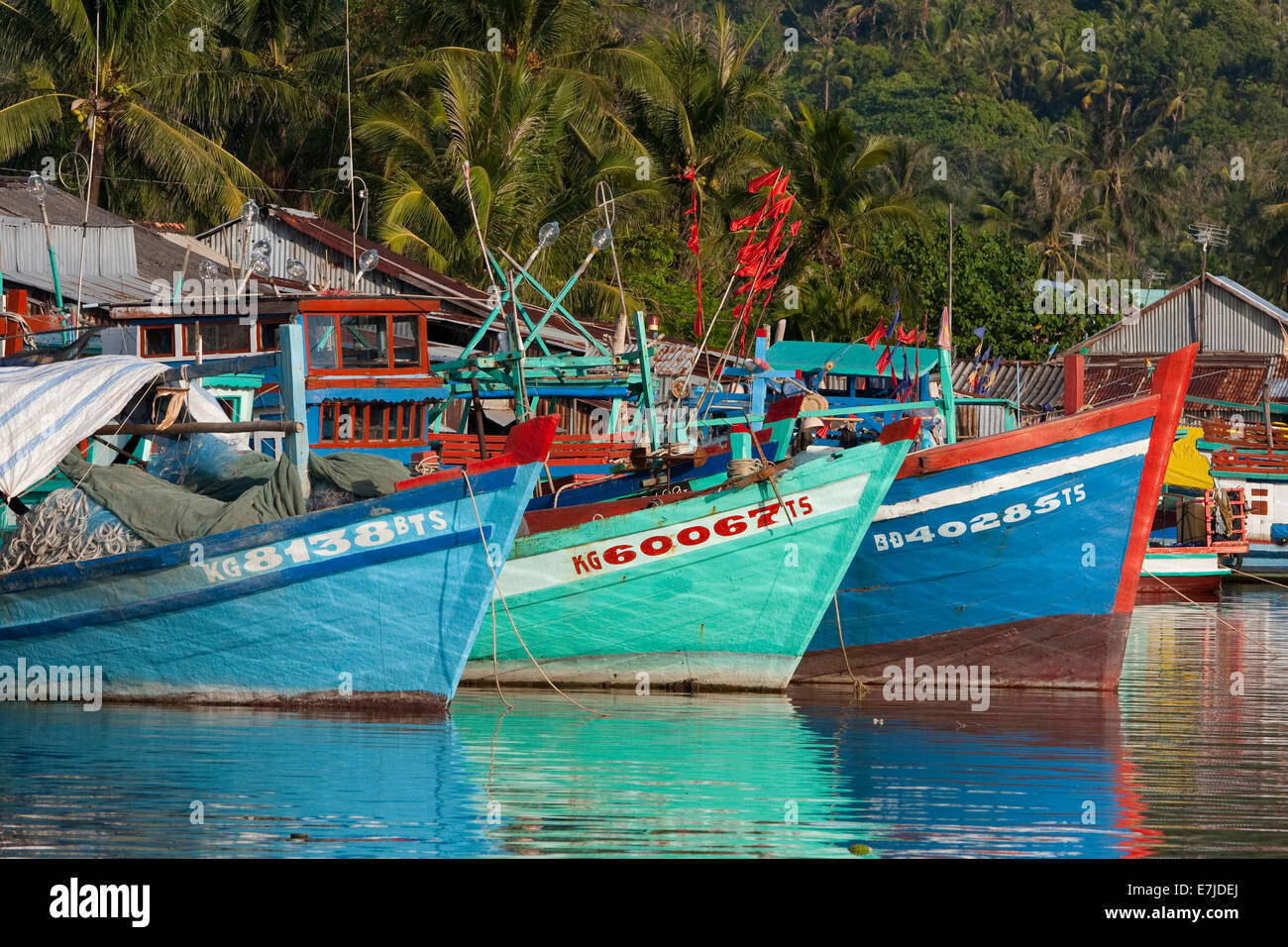 Asia, boat, fishing boats, island, isle, sea, Phu, Quoc, Pho Quoc ...