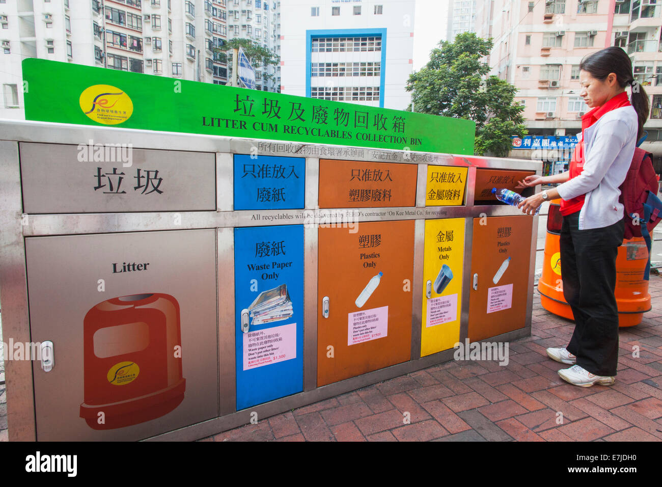 Asia, China, Hong Kong, Hongkong, Garbage, Rubbish, Trash, Recycle ...