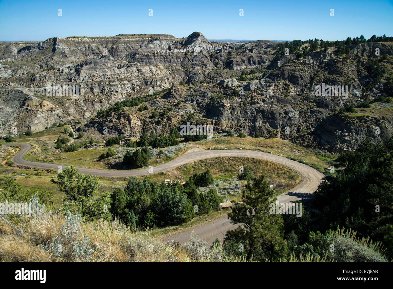 Makoshika, landscape, rocks, State Park, Montana, USA, United States ...
