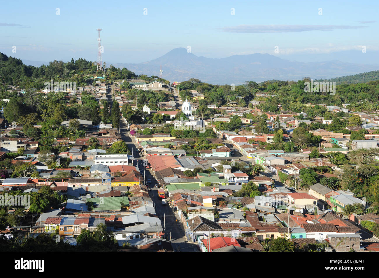 Ataco, Central America, Conception de Ataco, church, colonial, el ...