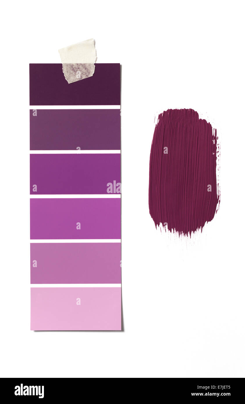 Isolated Paint Swatch and sample Stock Photo - Alamy