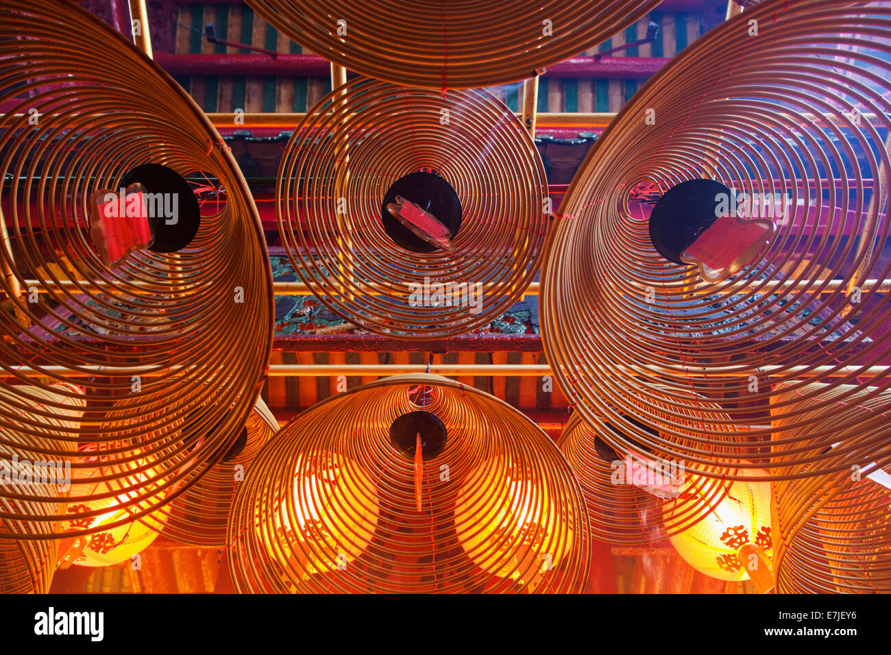 Asia, China, Hong Kong, Hongkong, Hollywood Road, Man Mo Temple, Manmo ...