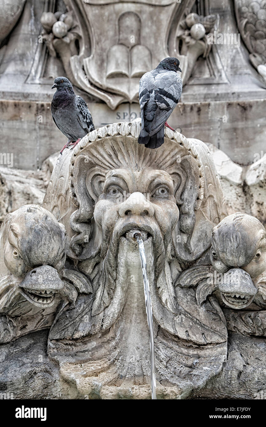Antiquity, basilica, well, capital, Italy, Europe, dome, pantheon ...