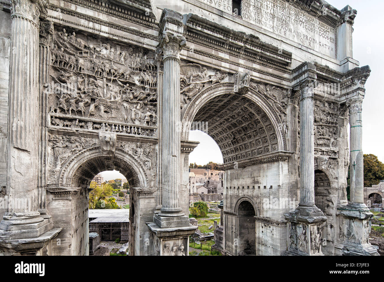 Arco, forum Romanum, capital, Italy, Europe, Rome, Settimo, Severo ...