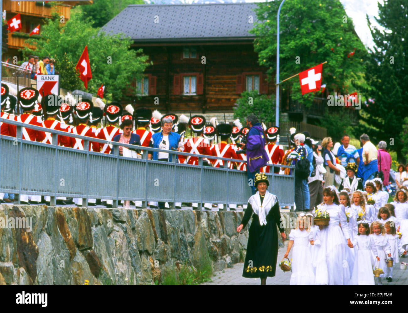 Procession of God's Grenadiers, Kippel, Switzerland Stock Photo - Alamy