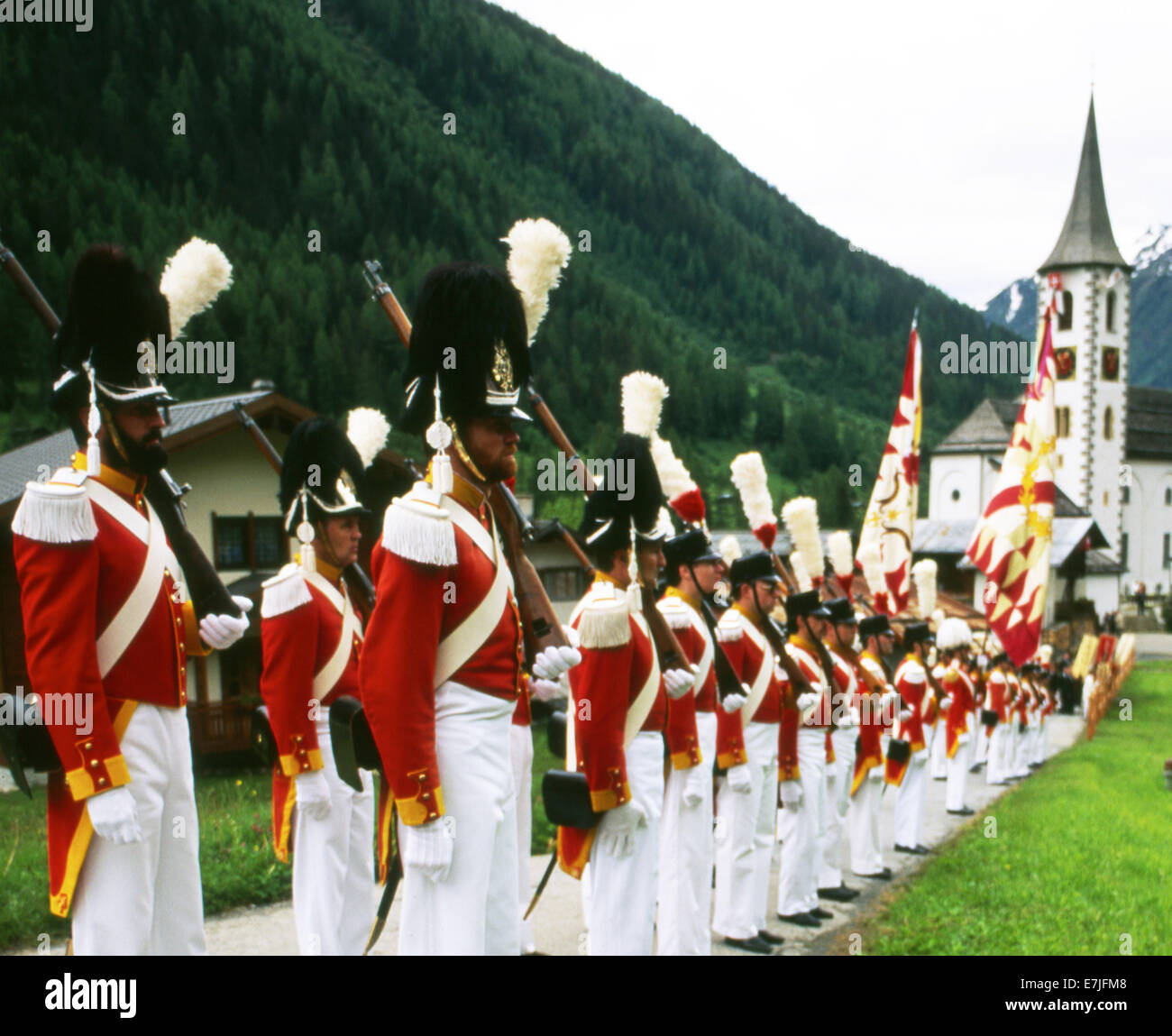 Procession of God's Grenadiers, Kippel, Switzerland Stock Photo - Alamy