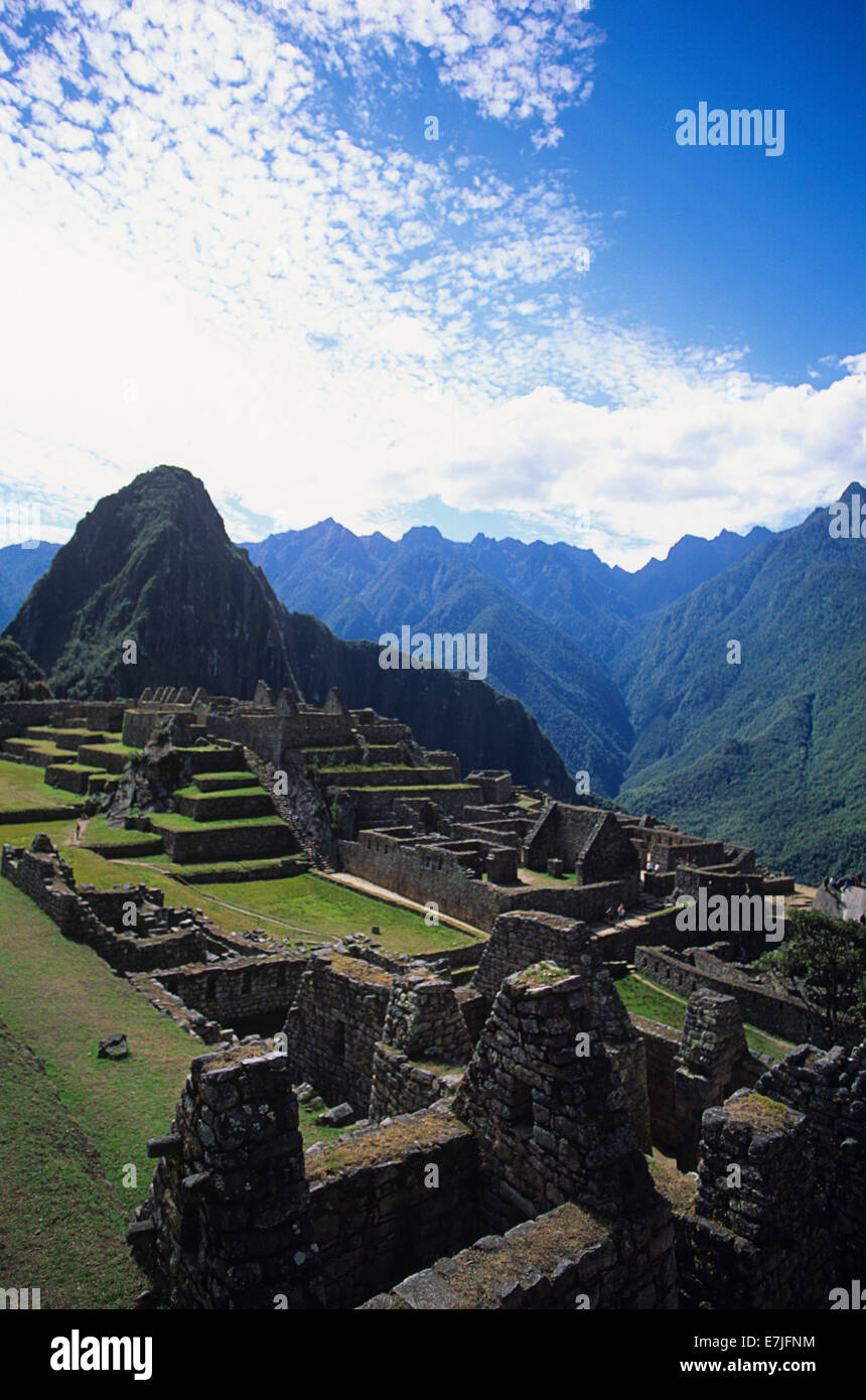 Machu Picchu, Ancient, Incan City, Andes Mountains, Peru Stock Photo ...