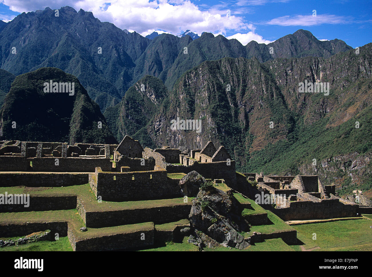 Machu Picchu, Ancient, Incan City, Andes Mountains, Peru Stock Photo ...
