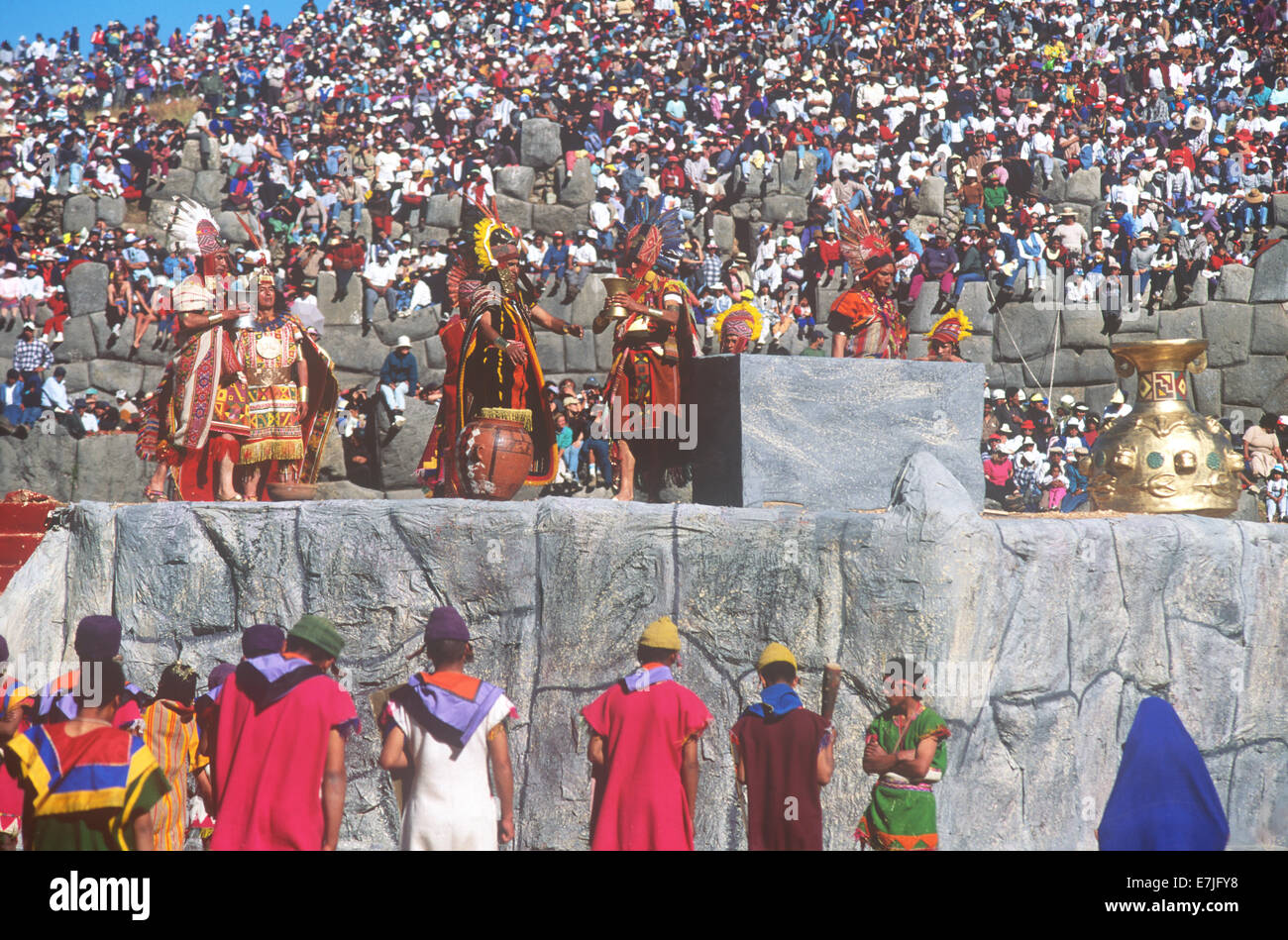 Inti Raymi, Incan, Cuzco, Cusco, Andes Mountains, Peru Stock Photo - Alamy