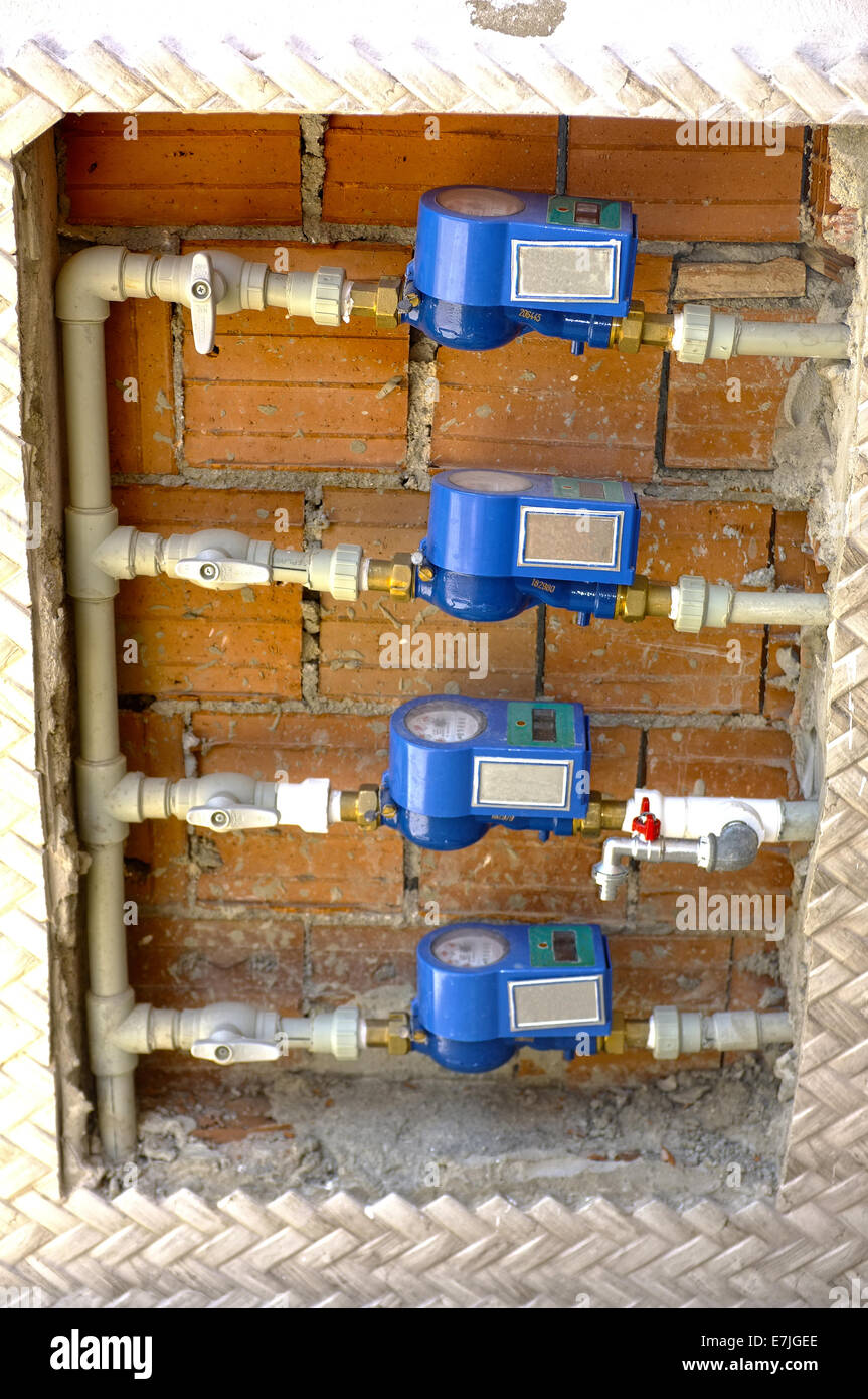 Gas meter installation hi-res stock photography and images - Alamy