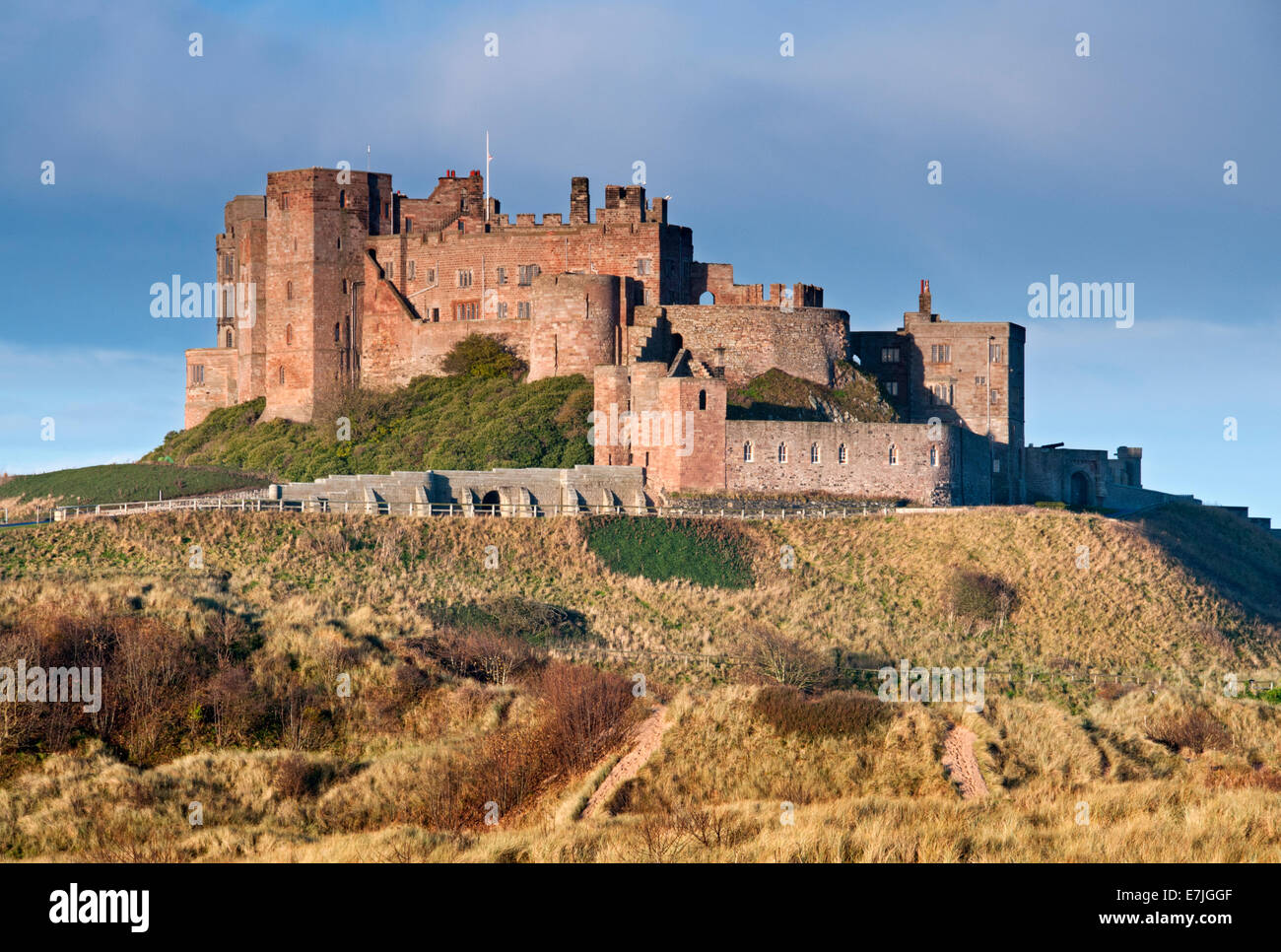 Bamburgh Castle, Bamburgh, Northumberland, England, UK Stock Photo - Alamy