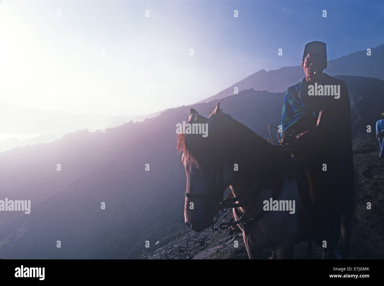 Volcano, Offering, Celebration, Volcano Bromo, Java, Indonesia Stock ...