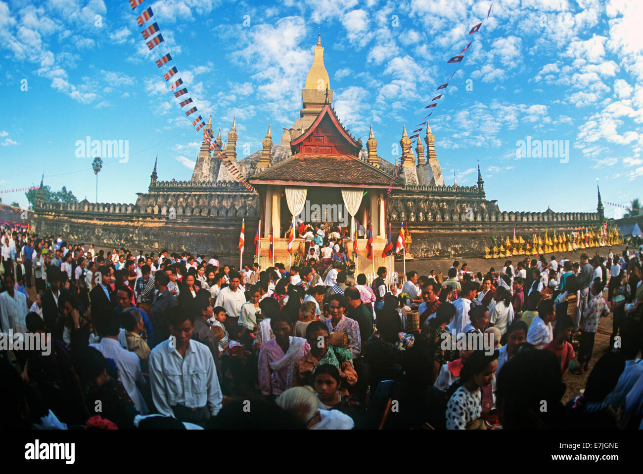 That Luang, Vientiane, Laos Stock Photo - Alamy