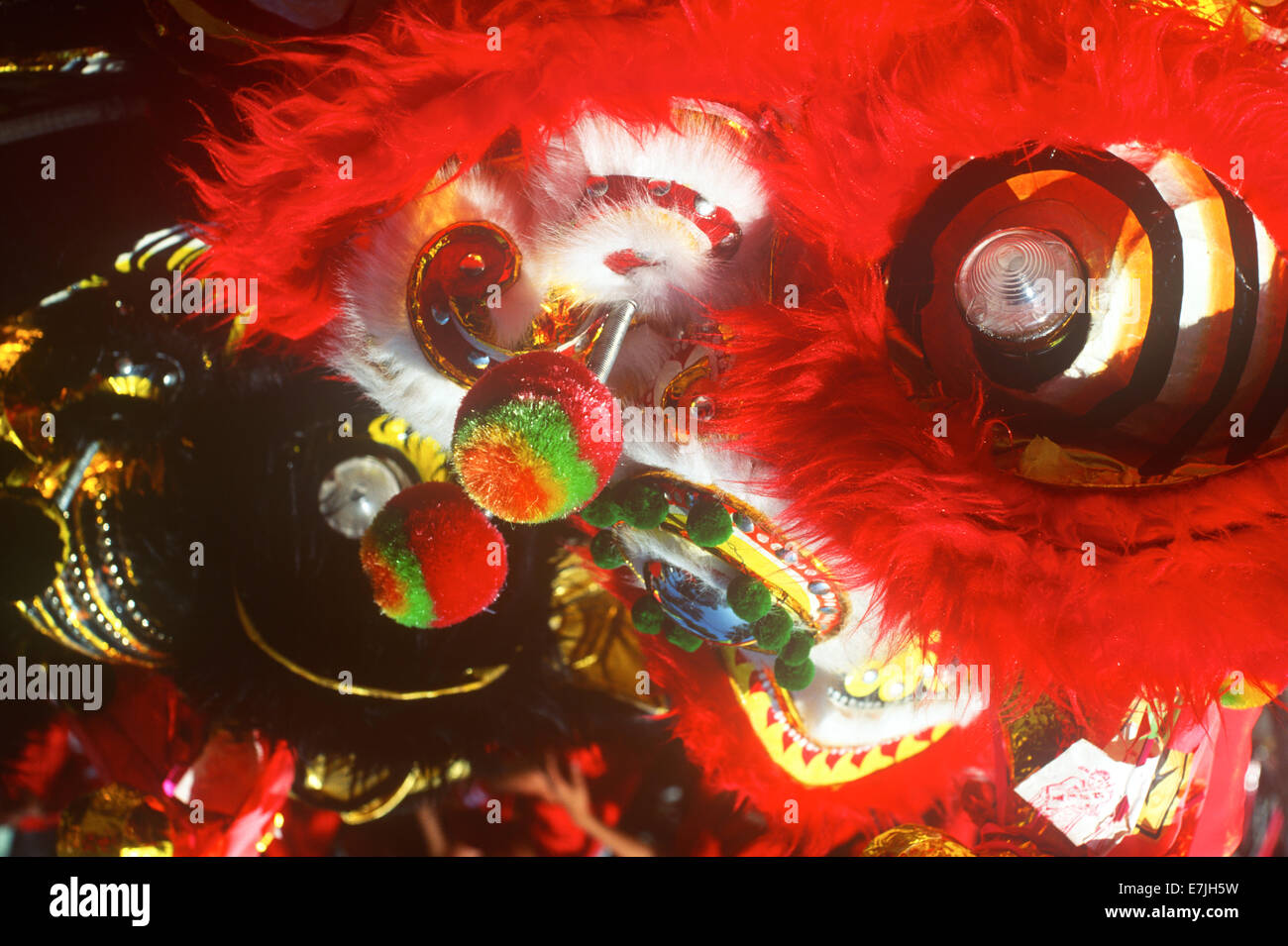 Dragon Dancing, Tet New Year, Saigon, Vietnam Stock Photo - Alamy