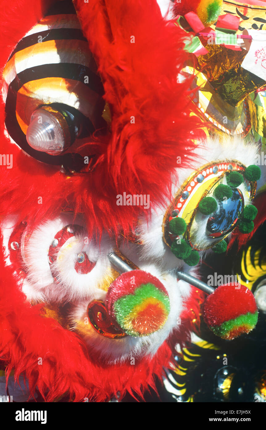 Dragon Dancing, Tet New Year, Saigon, Vietnam Stock Photo - Alamy