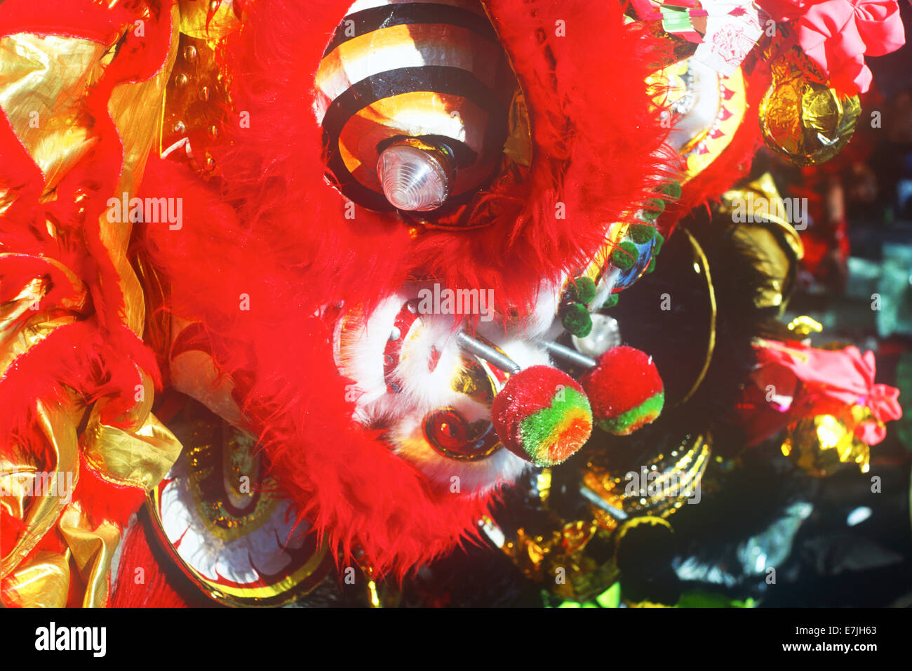 Dragon Dancing, Tet New Year, Saigon, Vietnam Stock Photo - Alamy