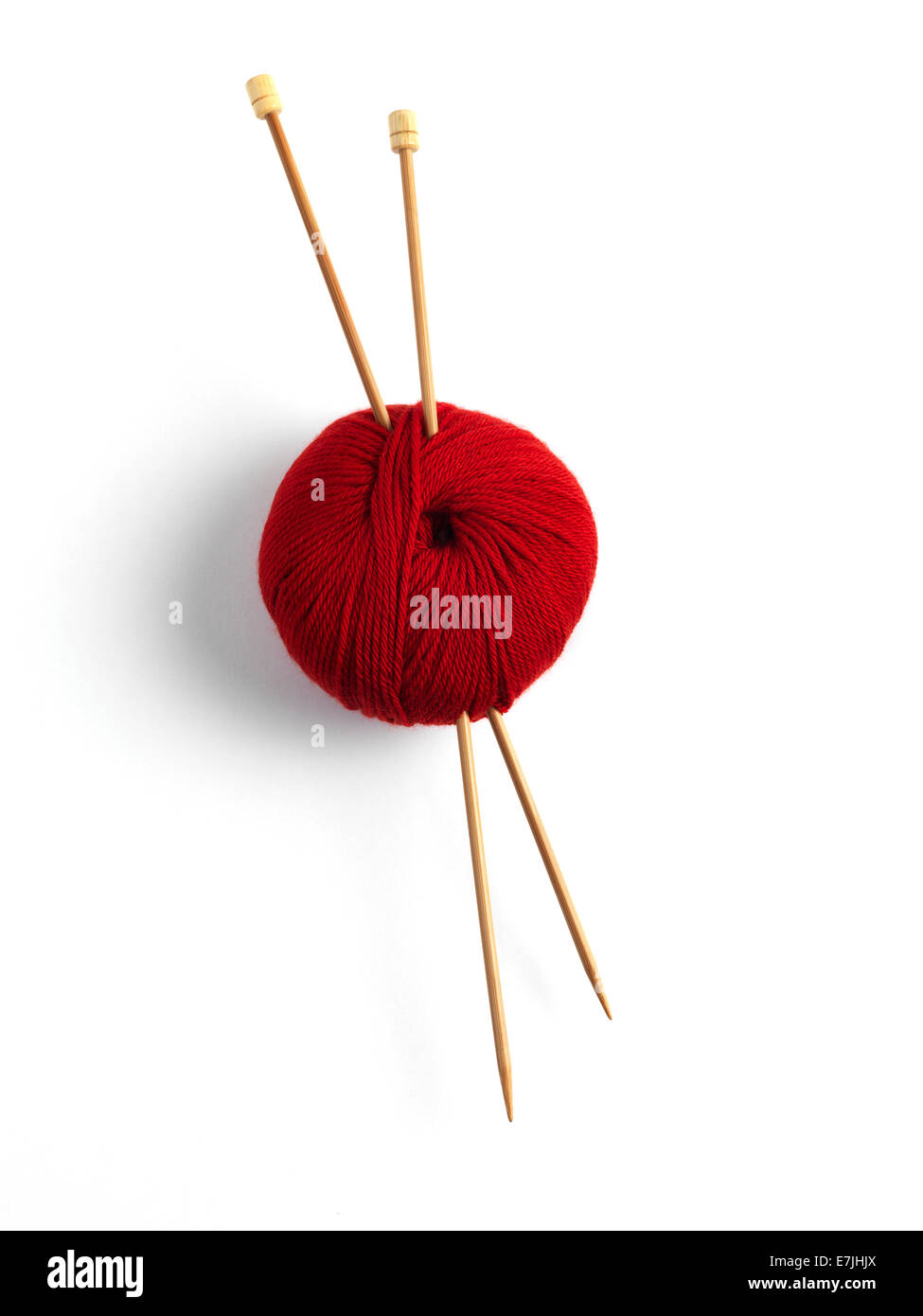 Red ball of wool Cut Out Stock Images & Pictures - Alamy