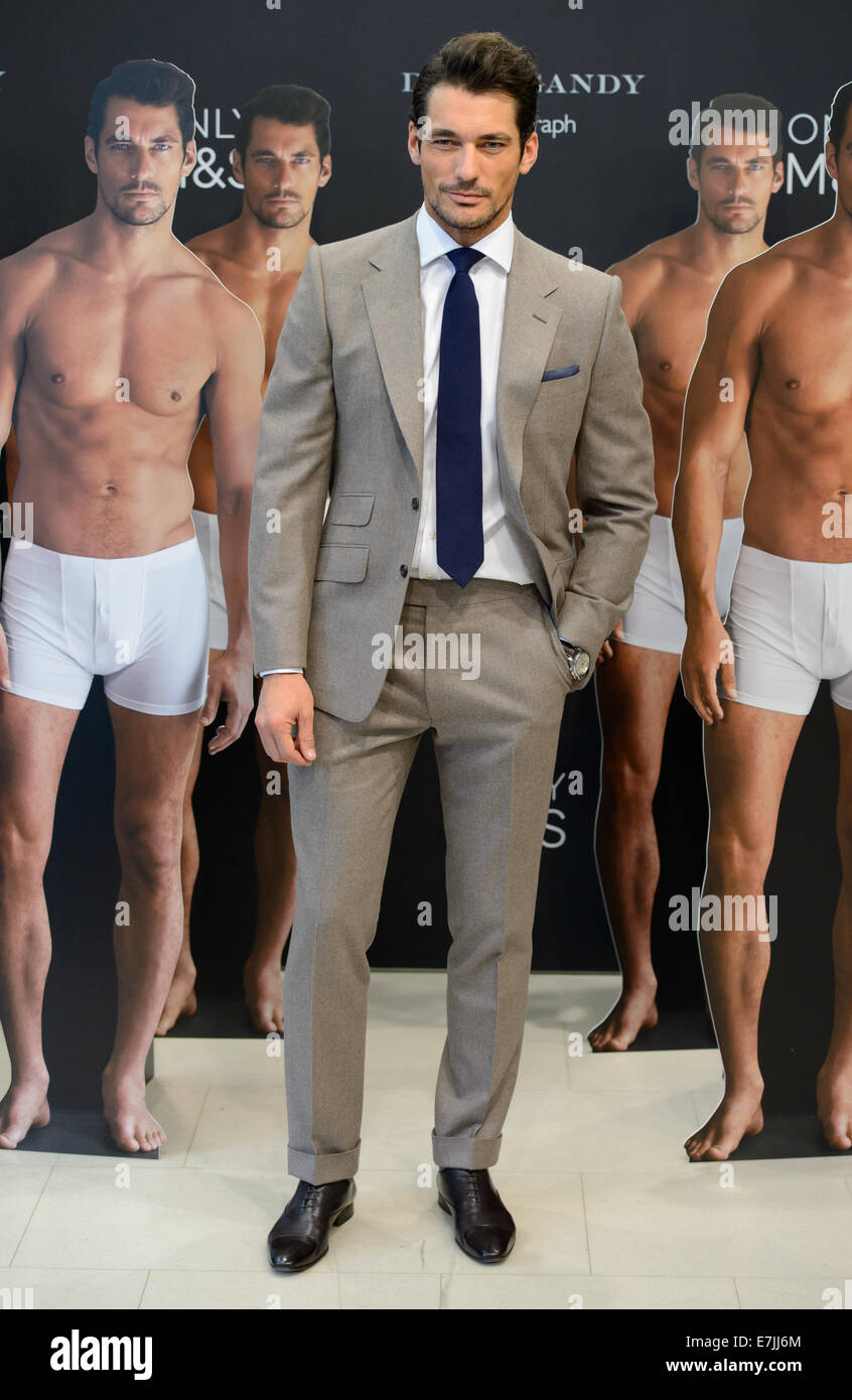 David Gandy launches his new clothing range Stock Photo - Alamy