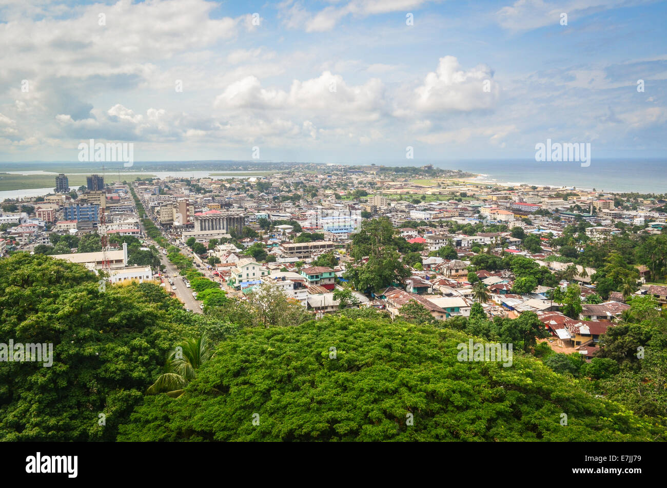 Liberia monrovia city view hi-res stock photography and images - Alamy