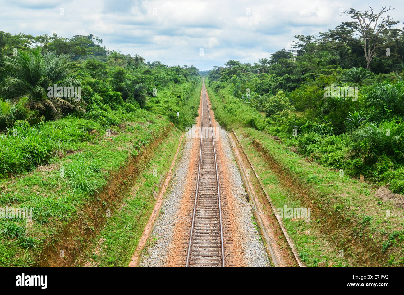 The railway enabling ArcelorMittal's iron mining in Nimba County ...