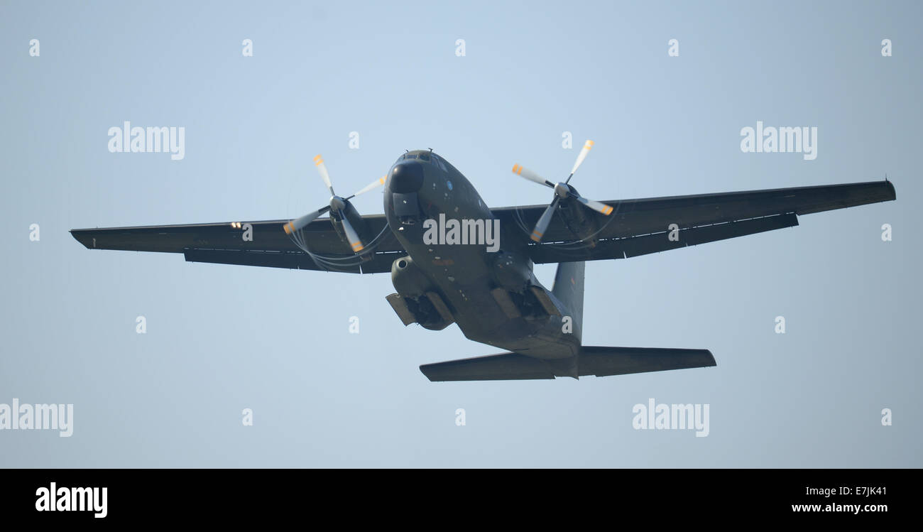 Hohn, Germany. 19th Sep, 2014. A Transall transport aircraft takes off ...