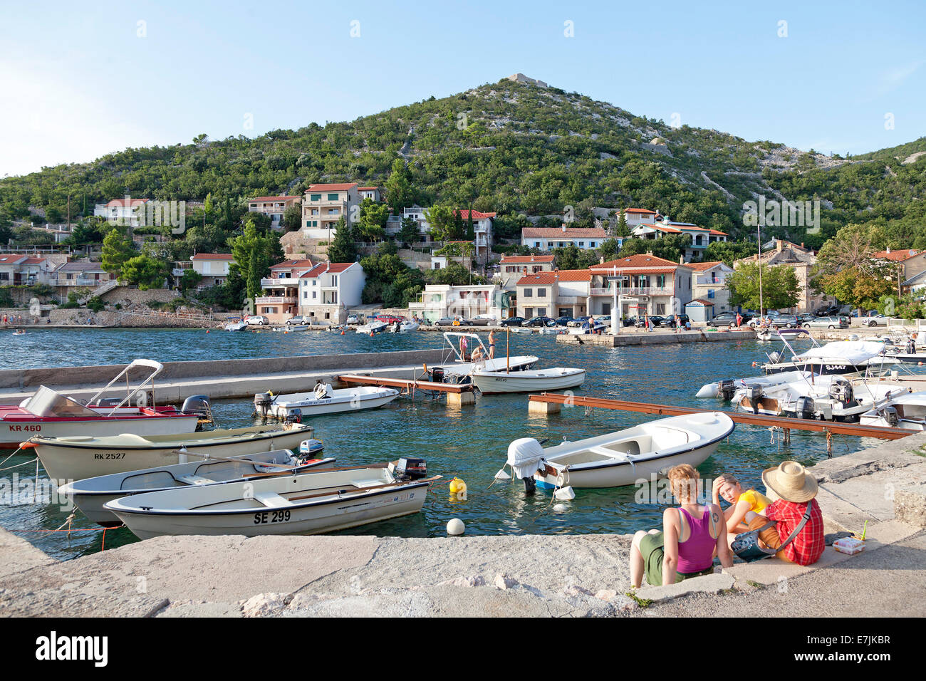 harbour, Starigrad, Kvarner Gulf, Croatia Stock Photo - Alamy