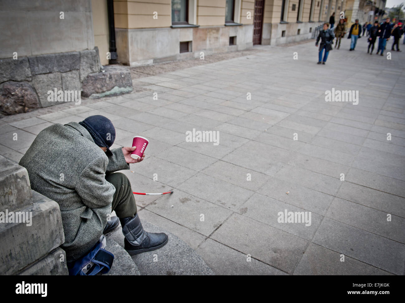 Polish homeless people hi-res stock photography and images - Alamy
