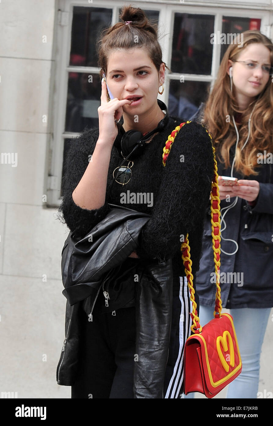 Pixie Geldof joins Sport Relief at Radio 1 Featuring: Pixie Geldof ...