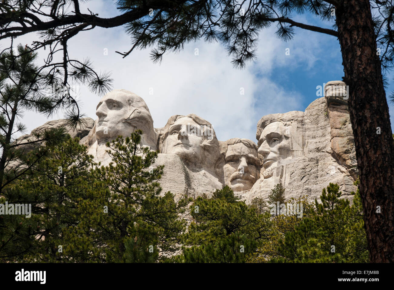 Mount Rushmore National Memorial South Dakota Presidential Trail Stock ...