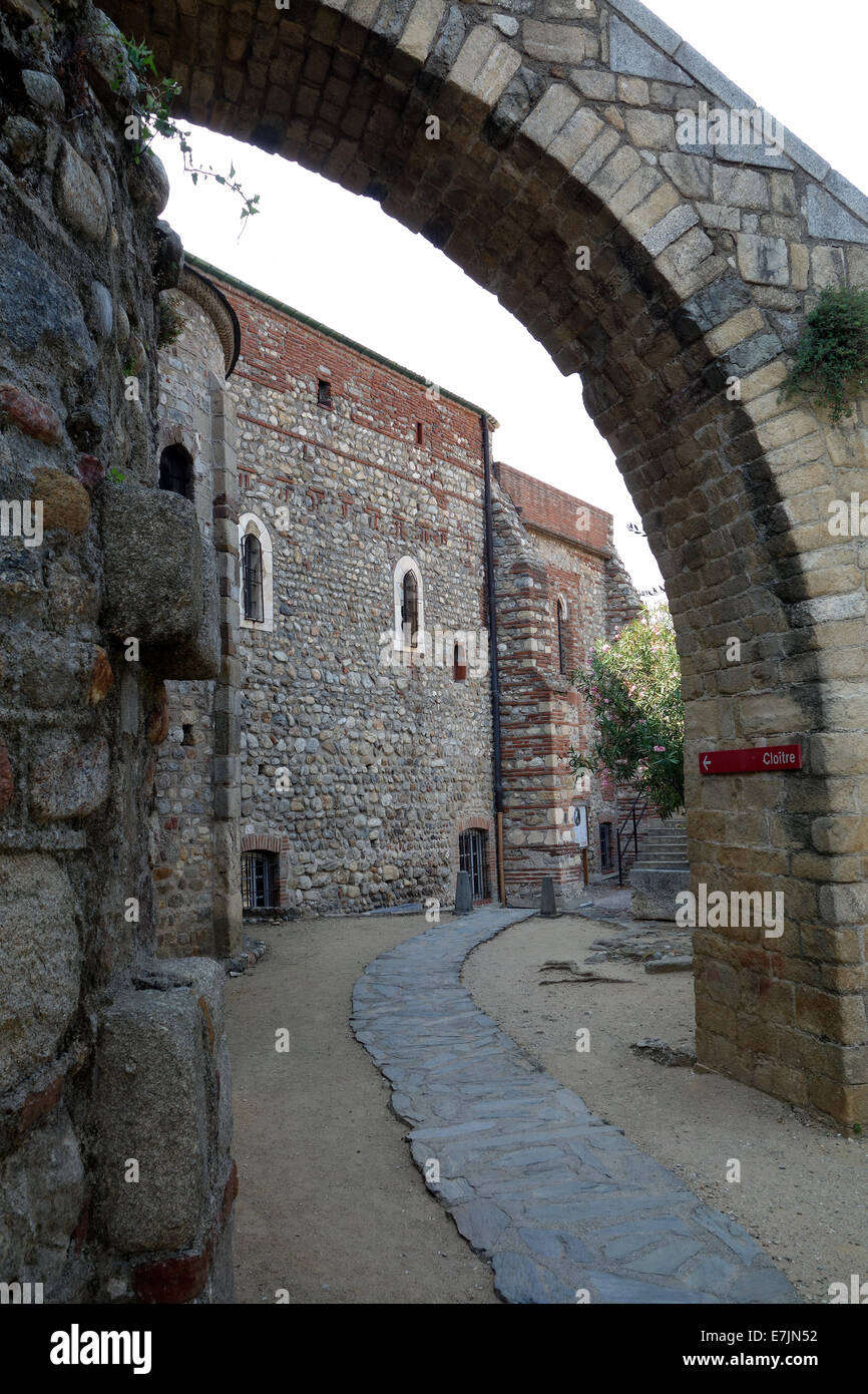 St Jodi’s romanesque Catheral with cloisters, flying buttresses, full ...