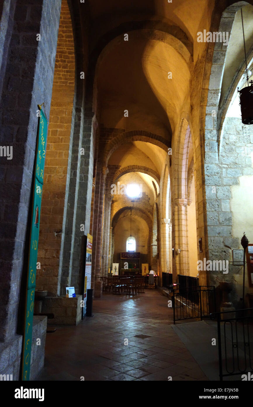 St Jodi’s romanesque Catheral with cloisters, flying buttresses, full ...