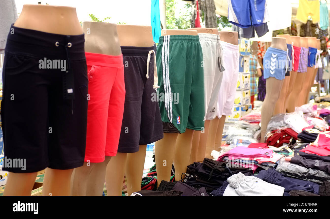 Manikins in shorts Stock Photo - Alamy
