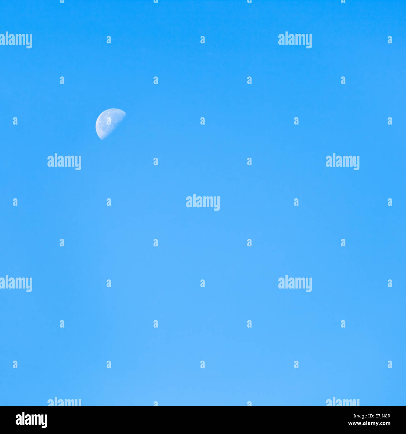 Sky blue [crescent moon] Cut Out Stock Images & Pictures - Alamy