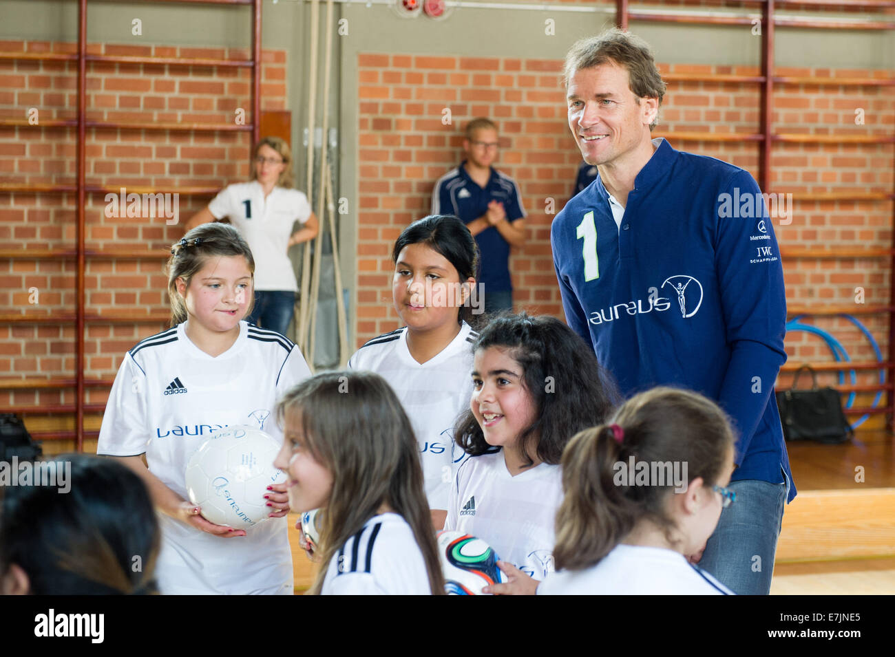 Munich, Germany. 19th Sep, 2014. Laureus ambassador and former ...