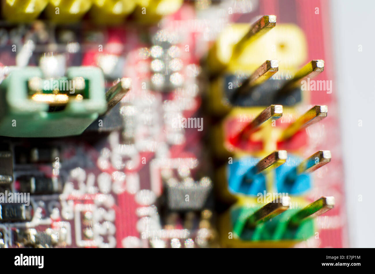 Closeup printed circuit board hi-res stock photography and images - Alamy