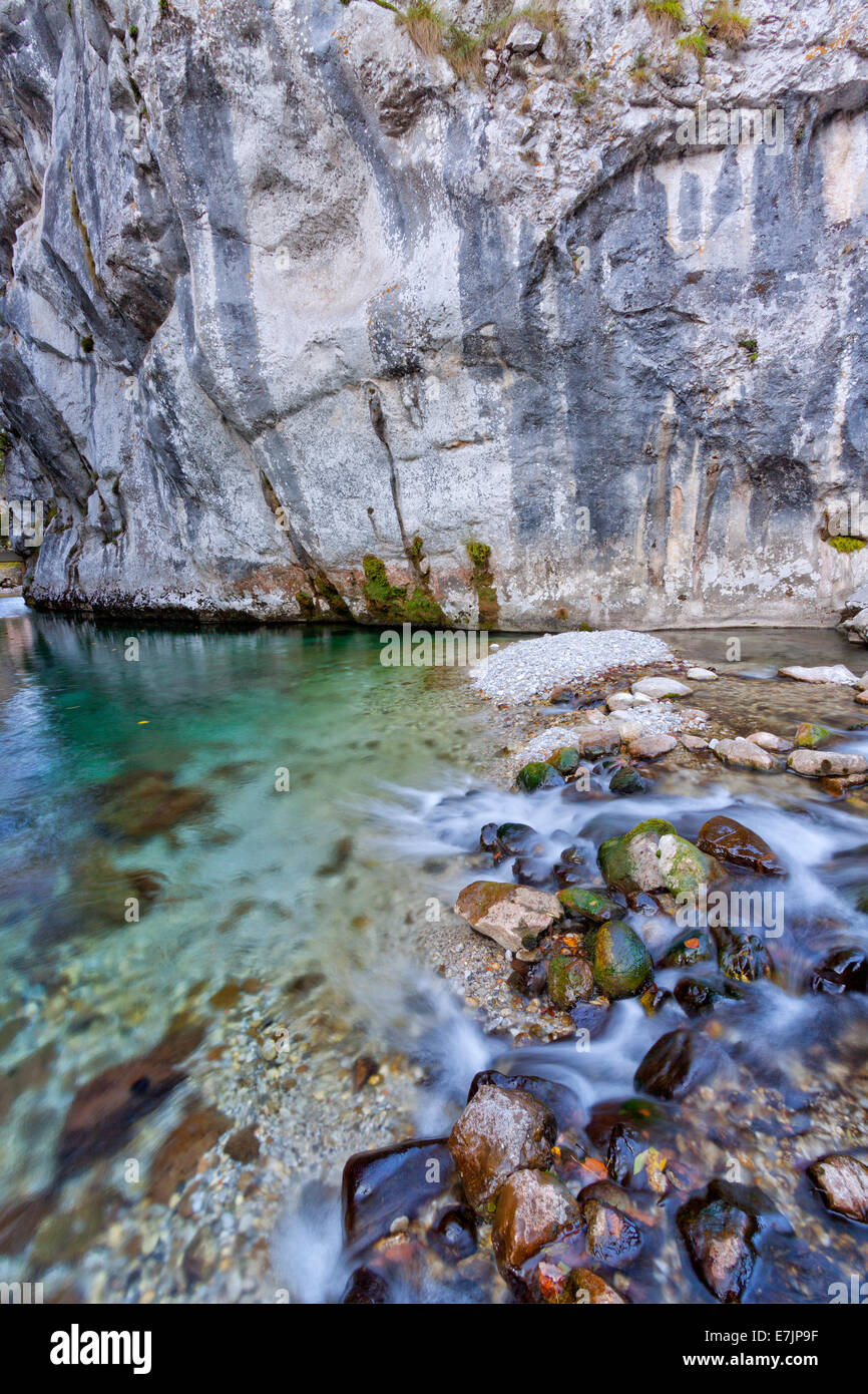 Cares river. Picos de Europa. Asturias, Spain Stock Photo - Alamy