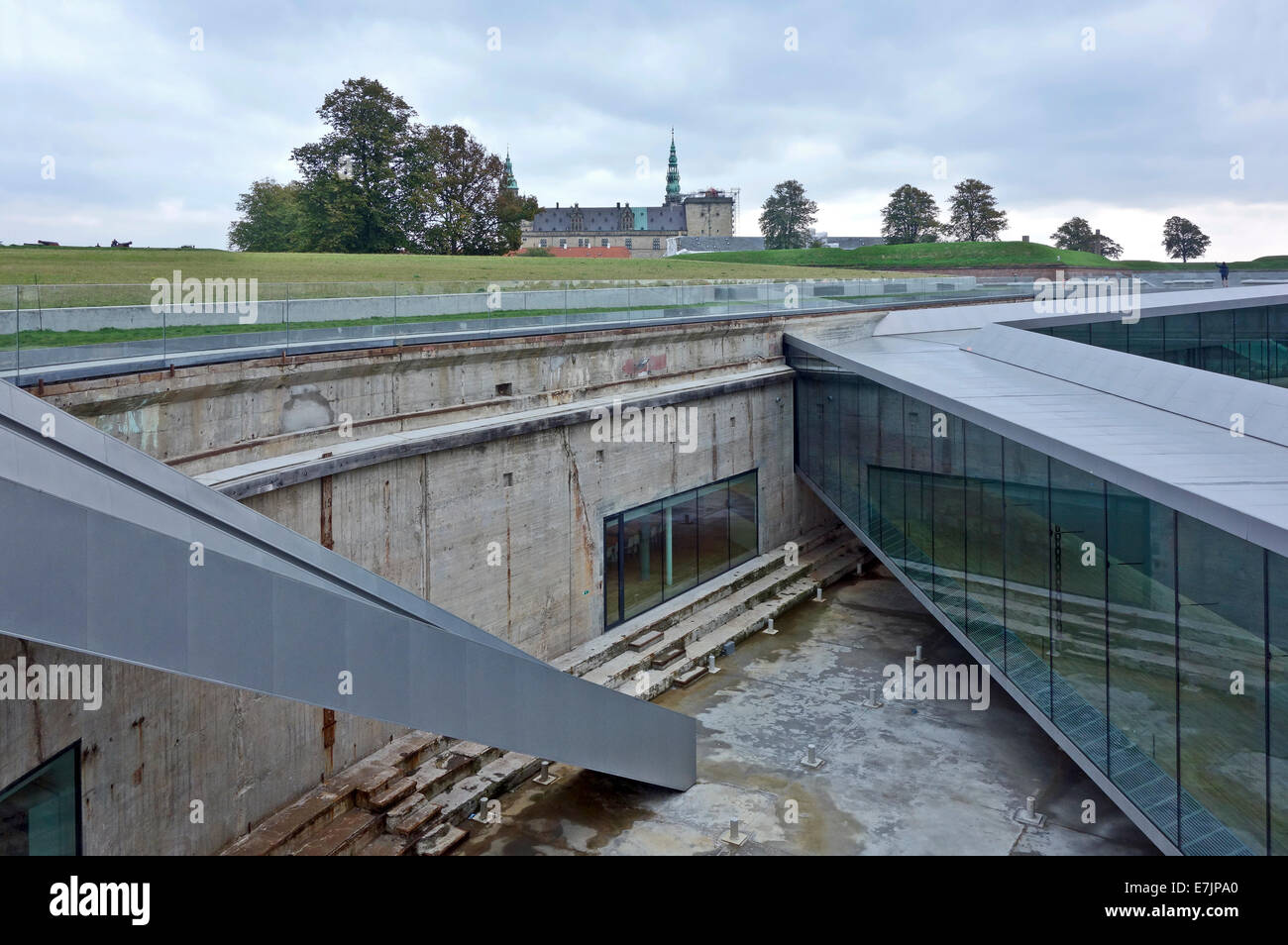 Maritime Museum of Denmark (Museet for Søfart) in the harbour Elsinore ...