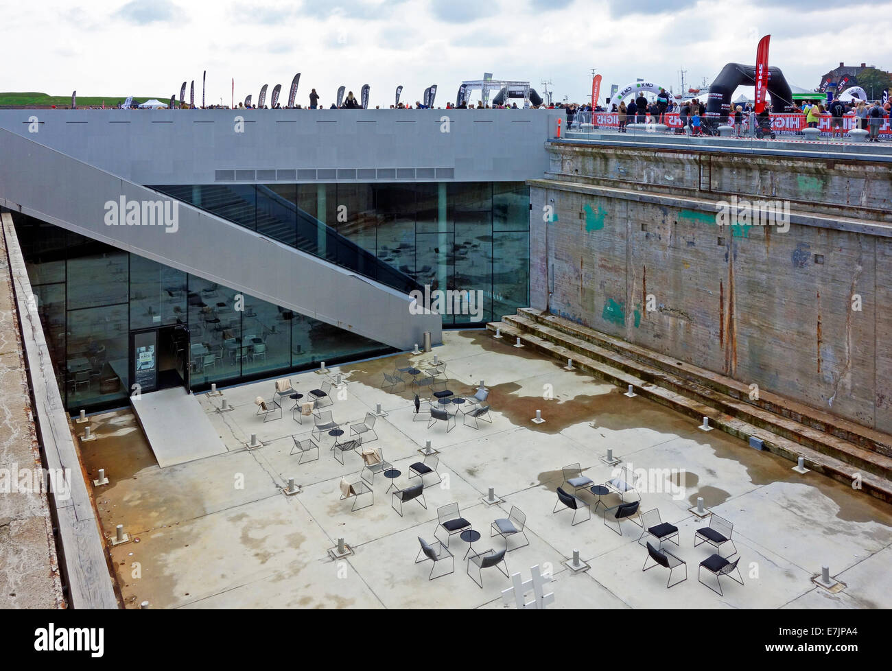 Maritime Museum of Denmark (Museet for Søfart) in the harbour Elsinore ...