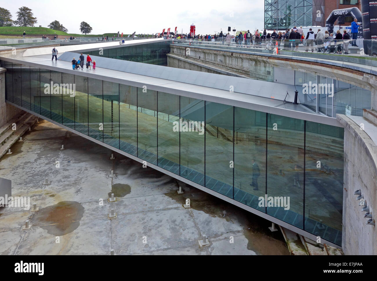 Maritime Museum of Denmark (Museet for Søfart) in the harbour Elsinore ...
