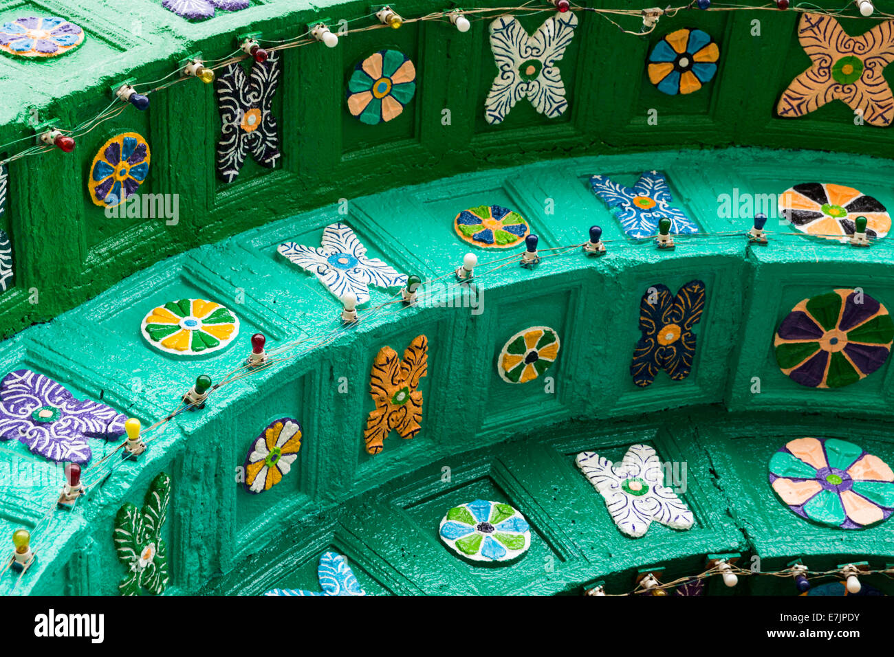 Detail of the door of San Juan de Chamula's Church. Chamula, Chiapas ...