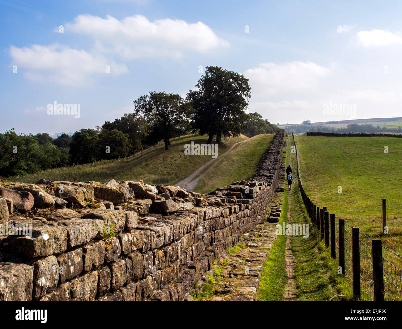 Hadrian's Wall National Trail: Hadrian's Wall at Willowford Farm ...