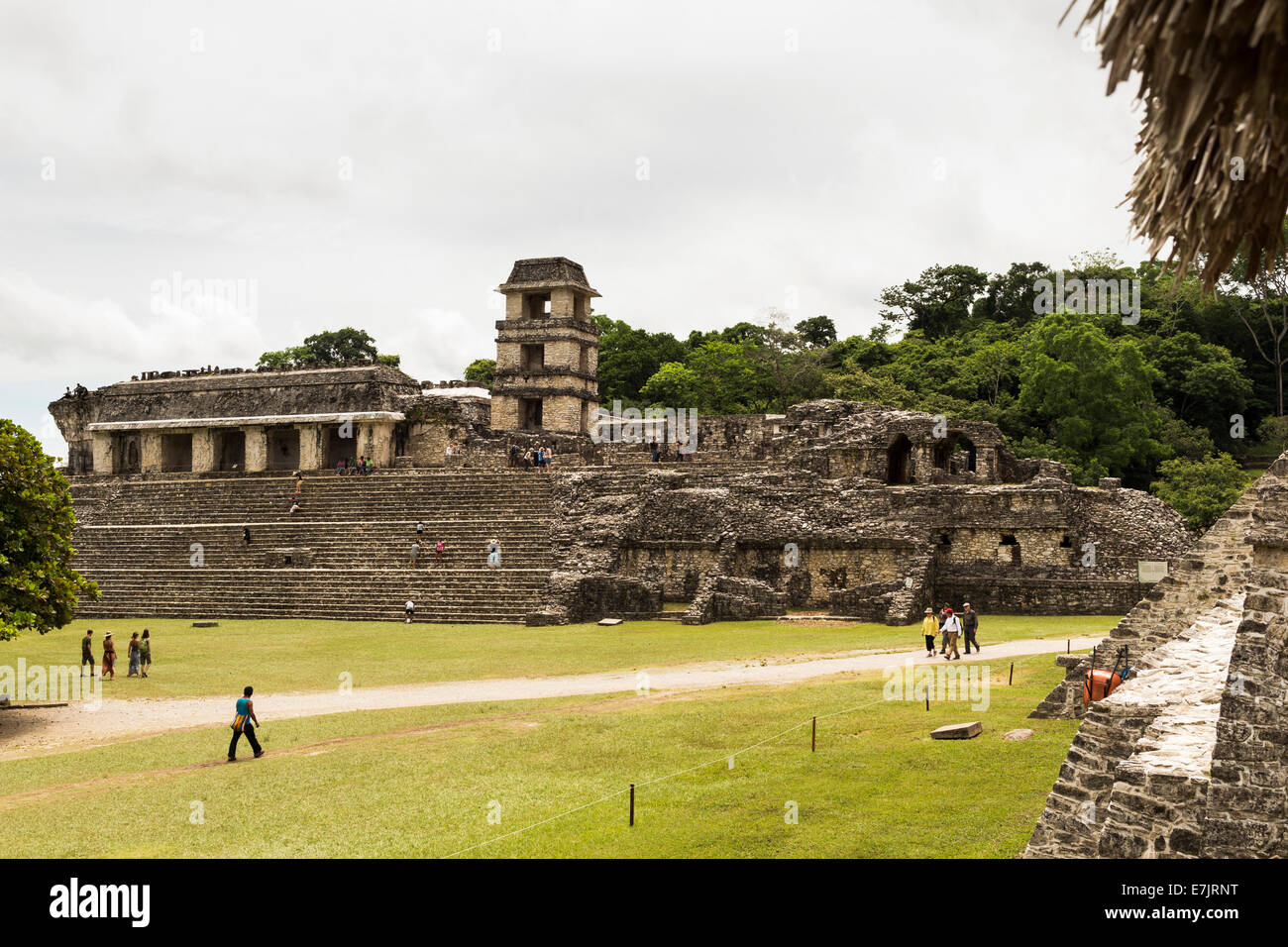 El Palacio, Palenque Ruins, Palenque, Chiapas, Mexico Stock Photo - Alamy