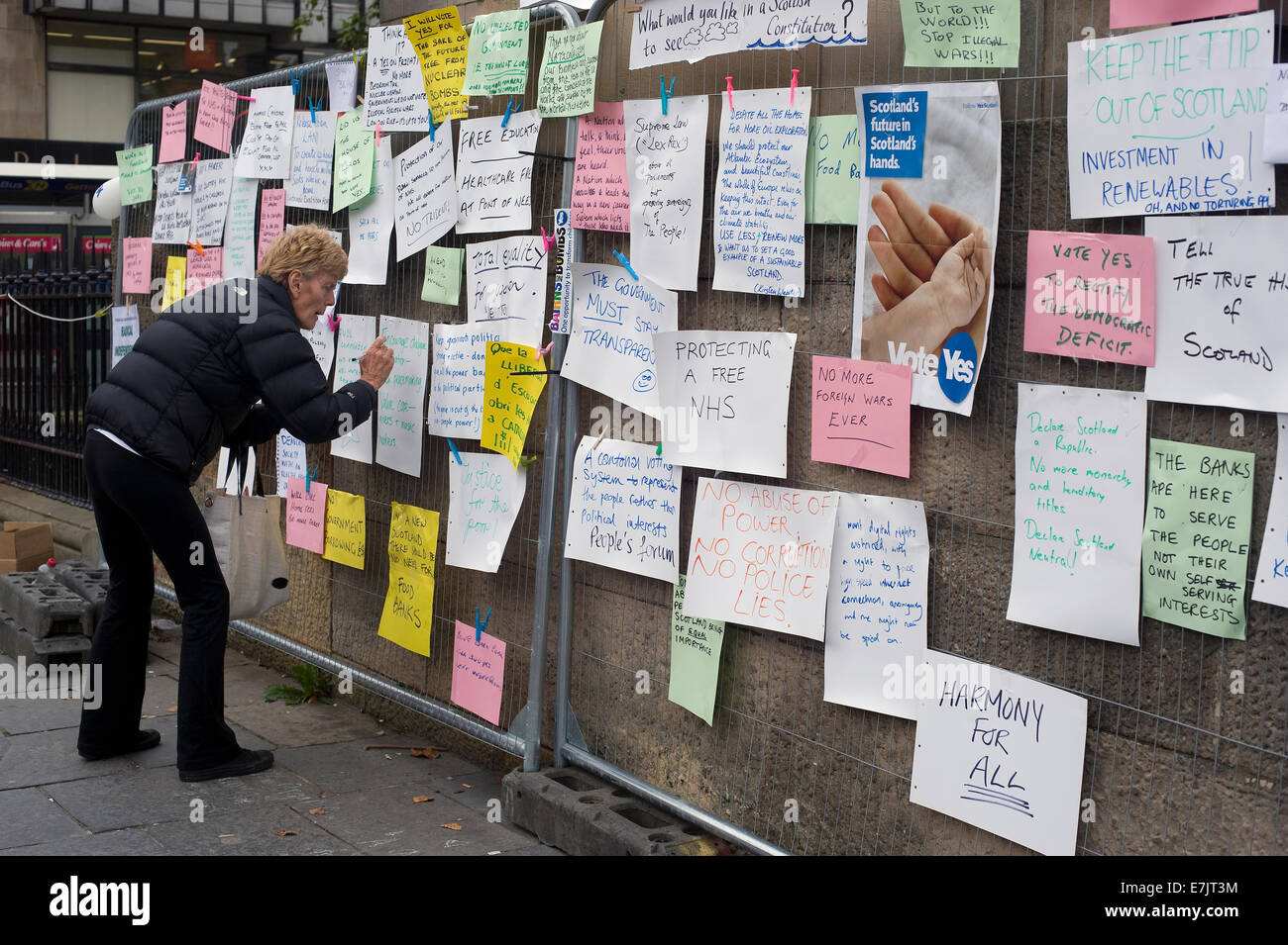 Scottish independence referendum hi-res stock photography and images ...
