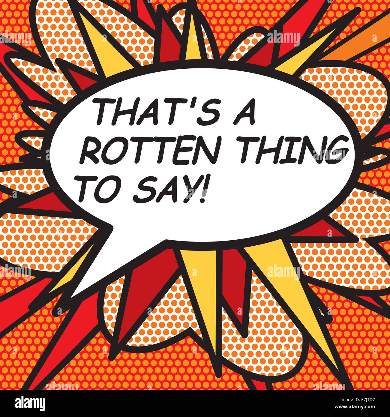 Comic Book speech Stock Photo - Alamy