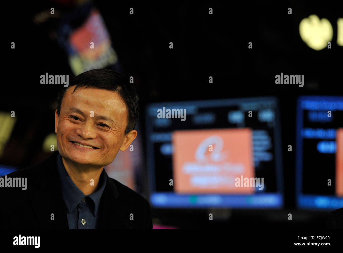 New York, Alibaba Group, USA. 19th Sep, 2014. Jack Ma, board chairman ...