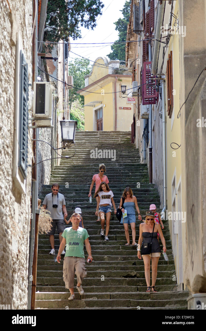 stairs at the old town, Pula, Istria, Croatia Stock Photo - Alamy