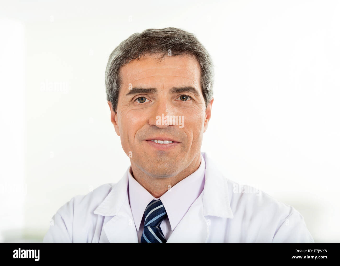 Confident Male Scientist Stock Photo - Alamy