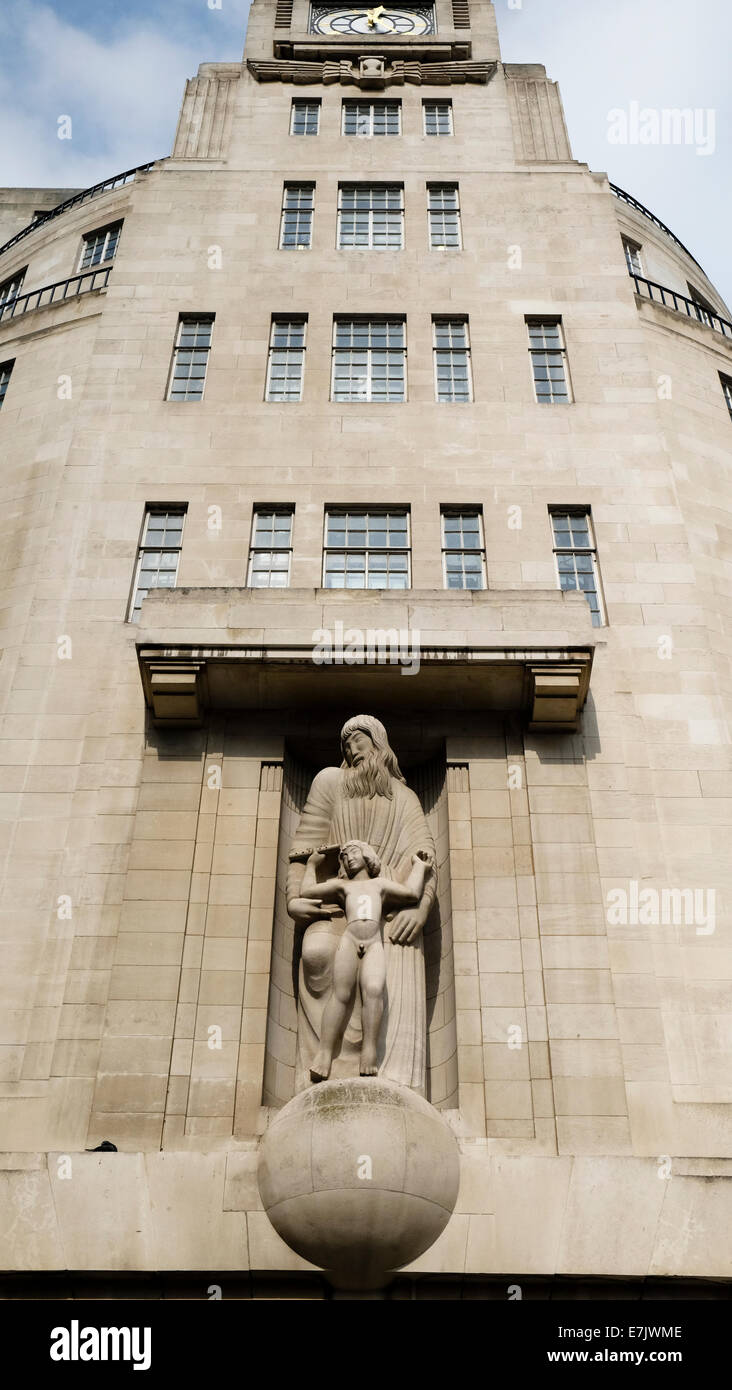 BBC Portland Place Stock Photo - Alamy