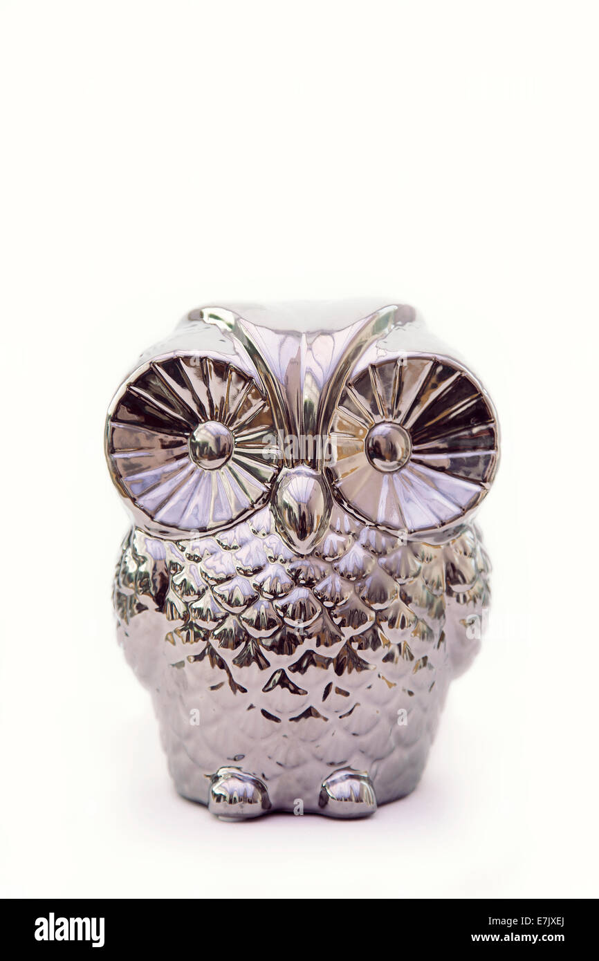 Silver owl hi-res stock photography and images - Alamy