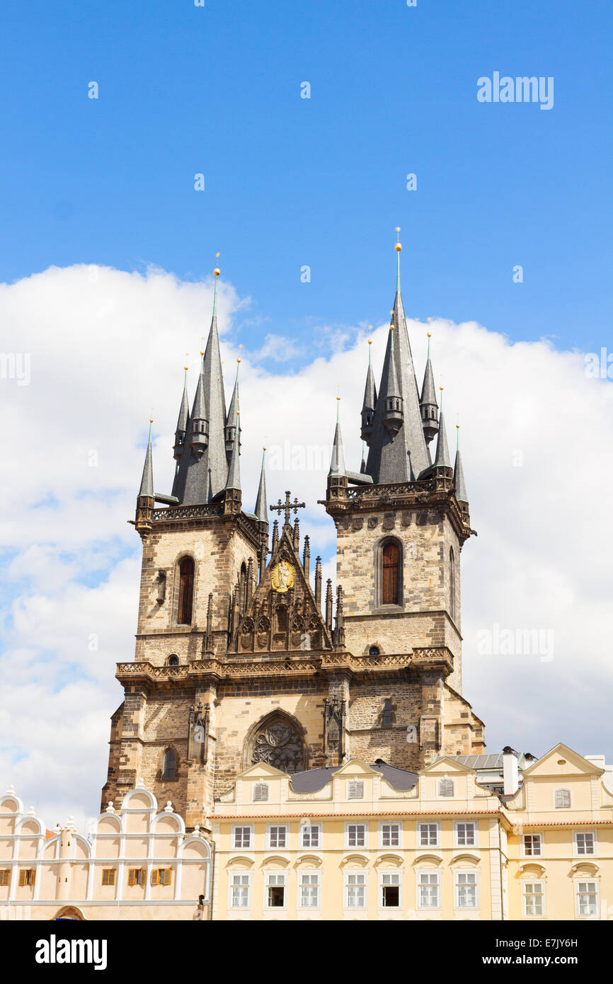 facade Tyn cathedral Stock Photo - Alamy